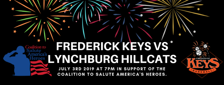 Stars and Stripes Night with Frederick Keys | Coalition to Salute ...